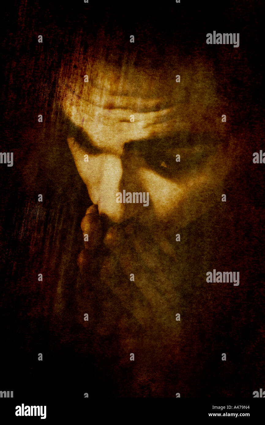 Guilt old man hi-res stock photography and images - Alamy