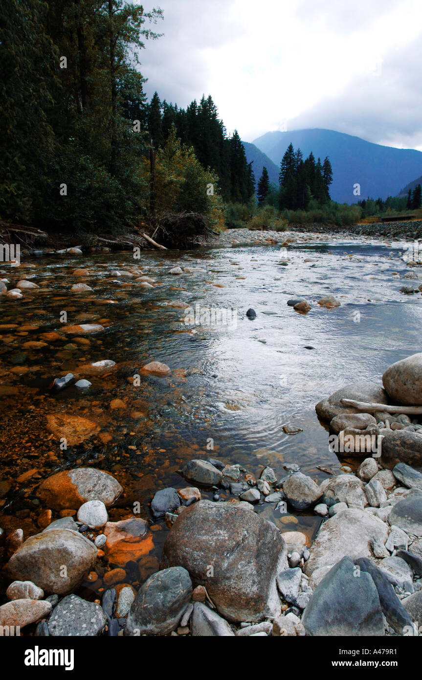 A scenic mountain stream Stock Photo - Alamy