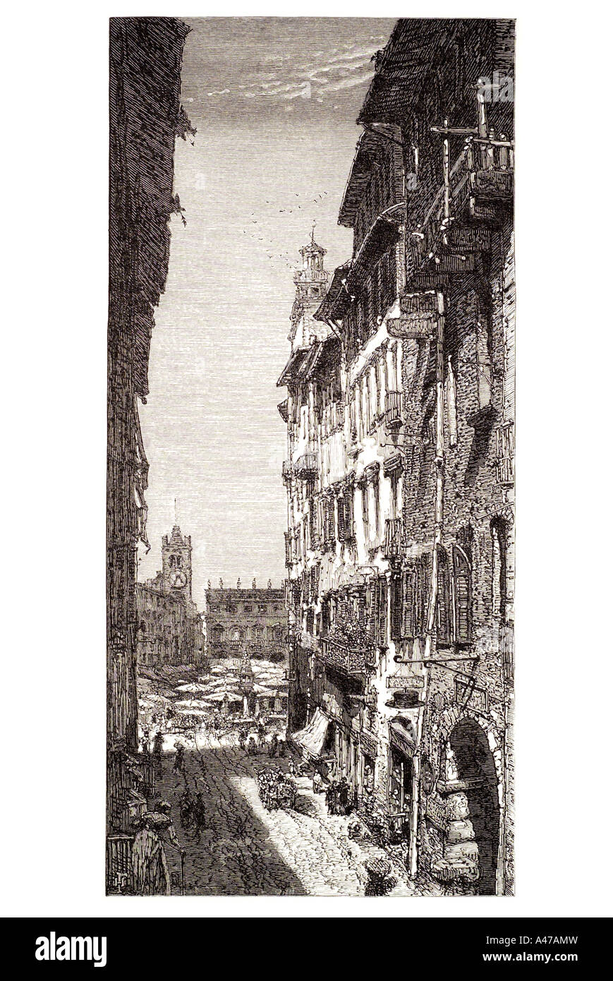 Verona sketch hi-res stock photography and images - Alamy