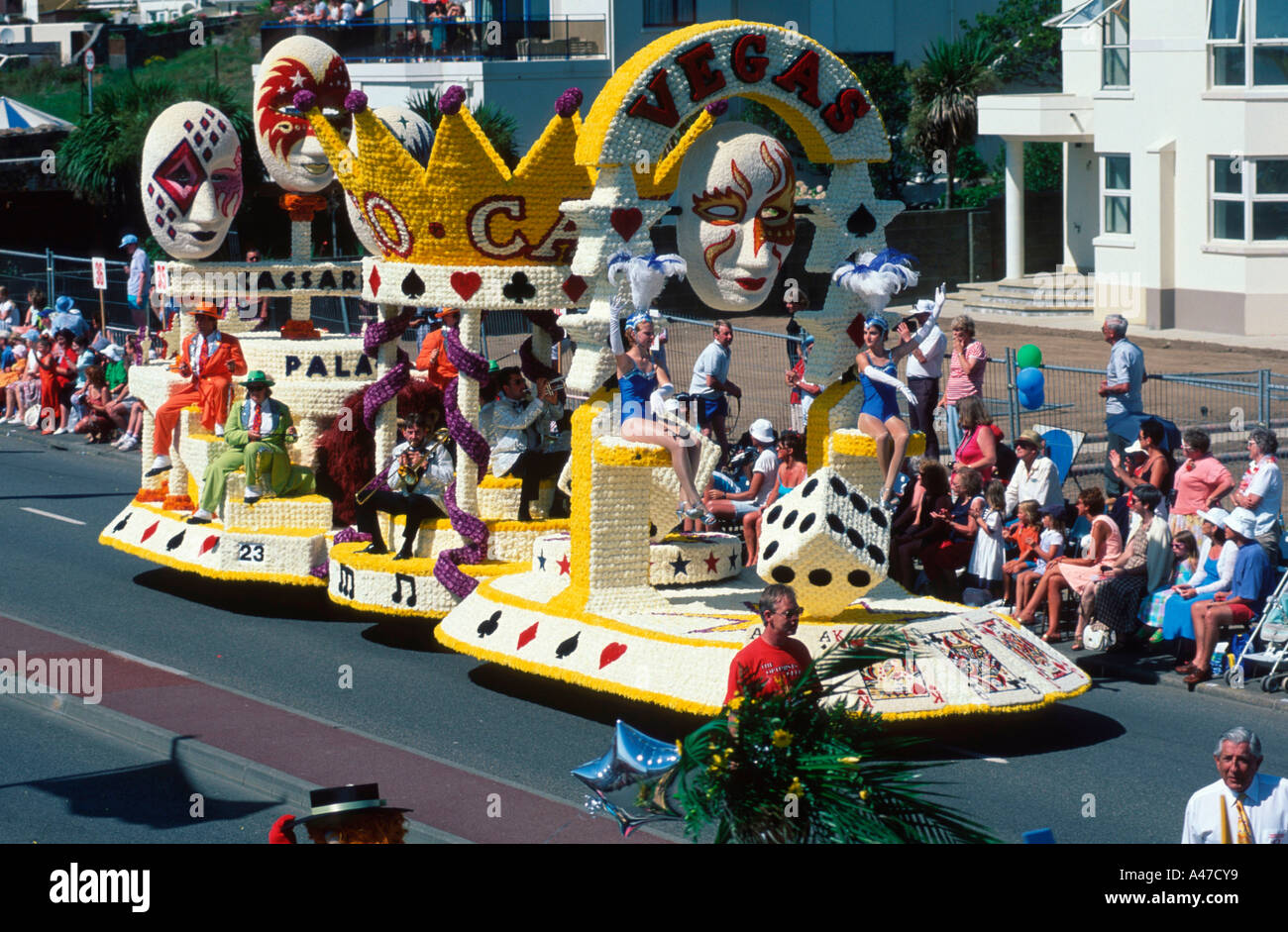 Battle of Flowers St. Helier Stock Photo - Alamy