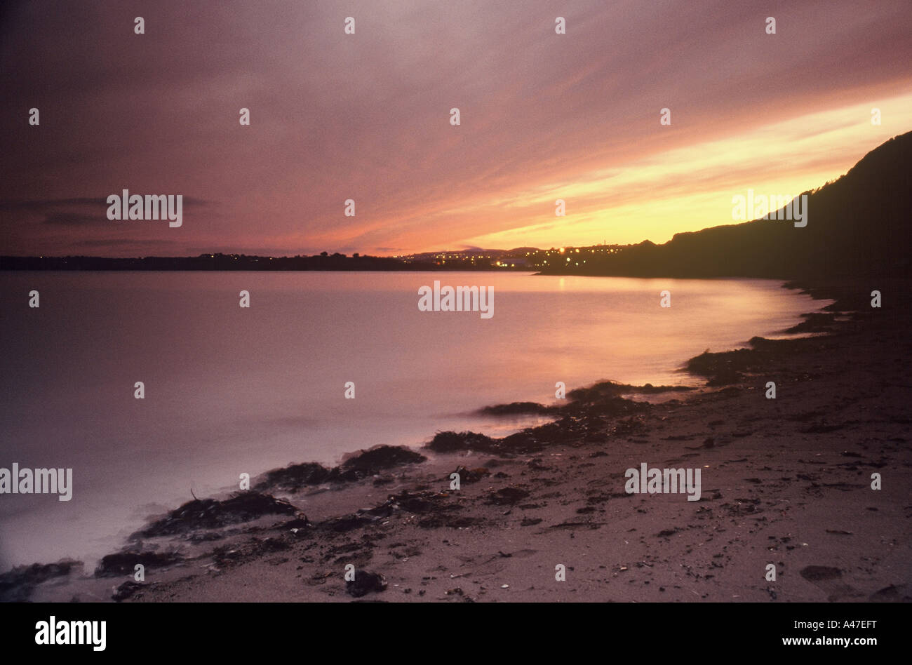 Sunset Par Cornwall Stock Photo - Alamy