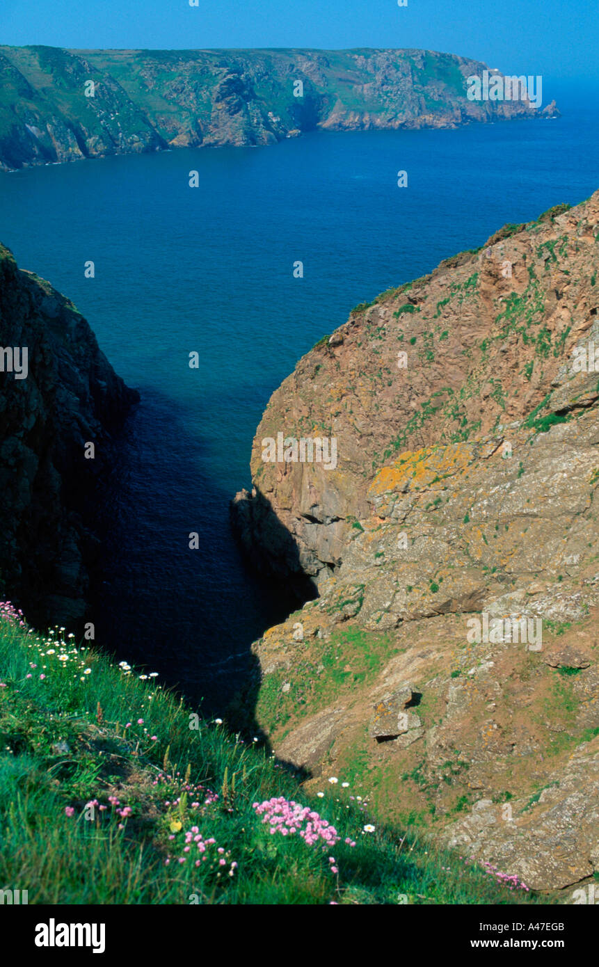 Plemont bay jersey channel hi-res stock photography and images - Alamy