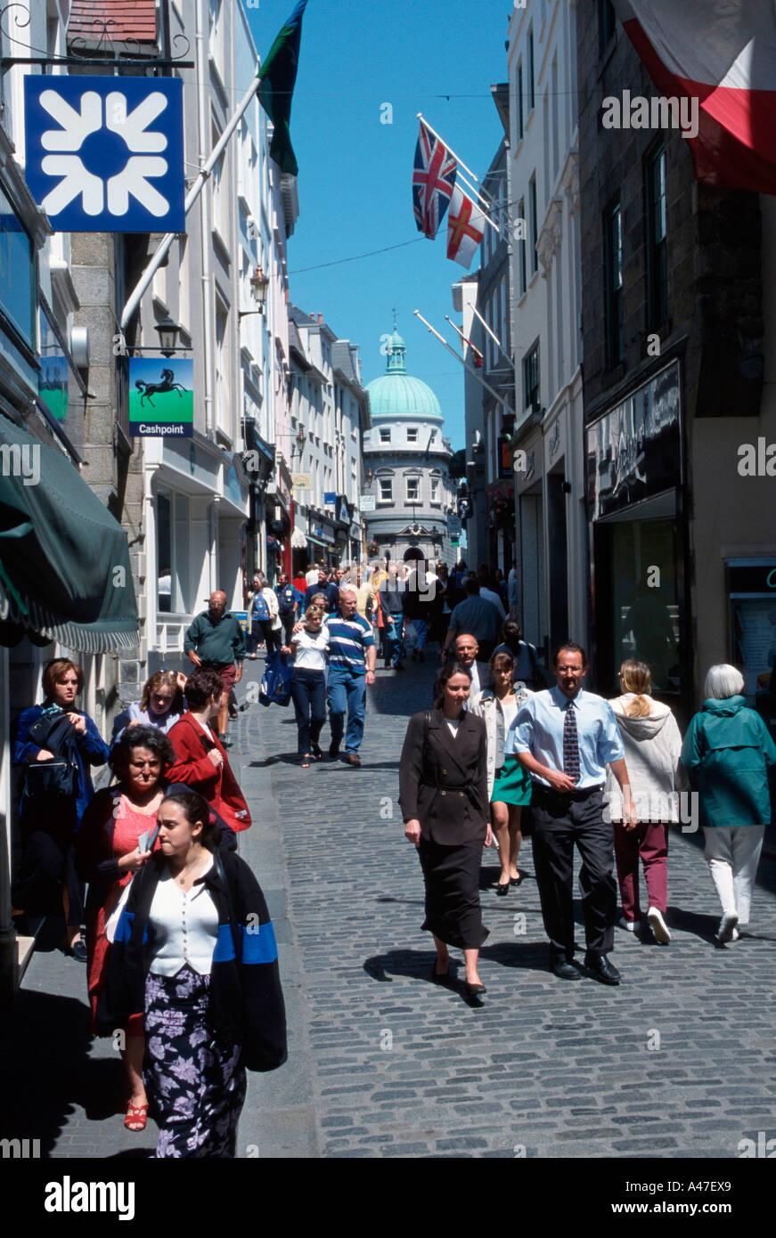 Guernsey st peter port shopping hi-res stock photography and images - Alamy
