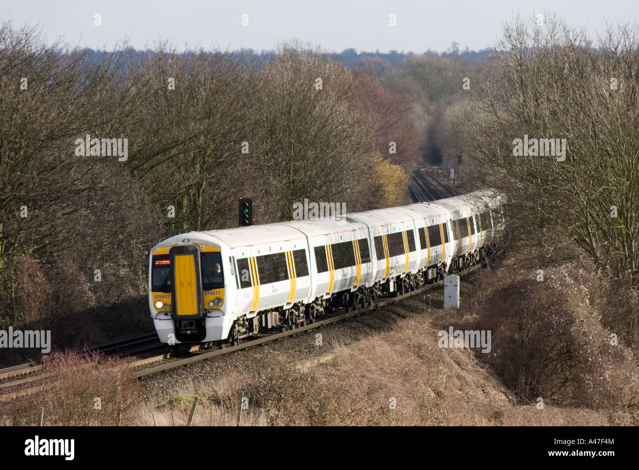 Class 375 Electrostar train with a South Eastern Trains service near ...