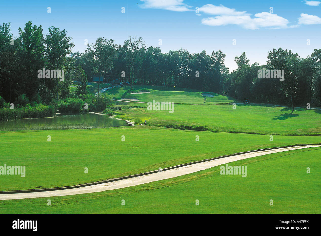 Golf Links and Course Stock Photo - Alamy