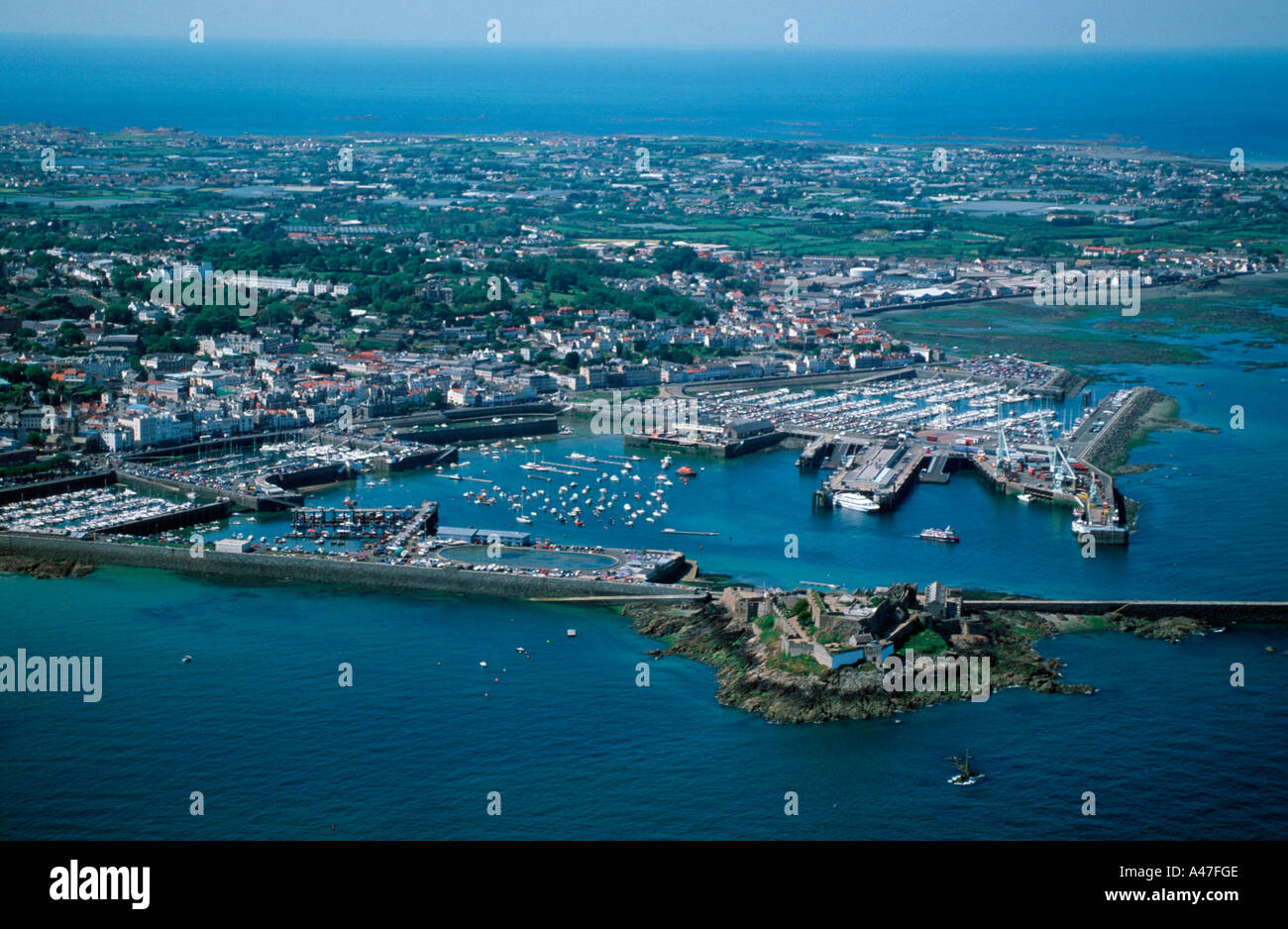 St. Peter Port Stock Photo - Alamy