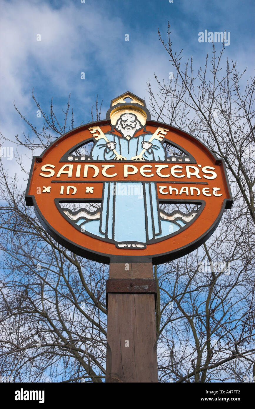 Broadstairs and st peters sign hi-res stock photography and images - Alamy