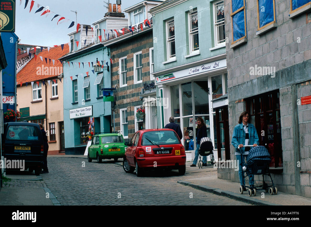 Victoria Street St. Anne Stock Photo - Alamy