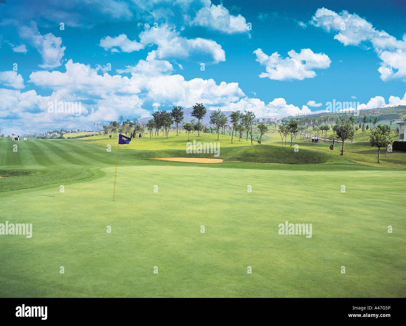 Golf Links and Course Stock Photo - Alamy