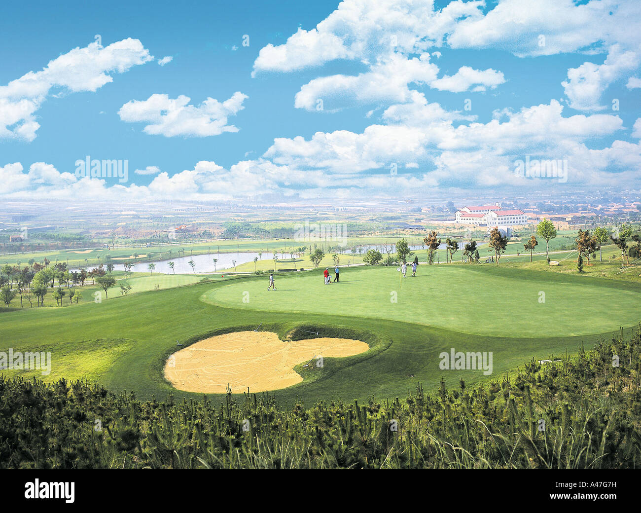 Golf Links and Course Stock Photo - Alamy