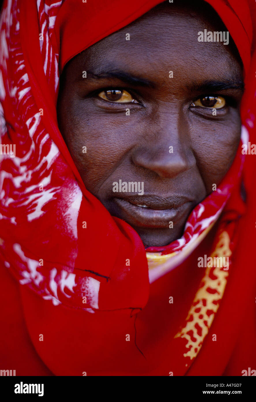 A portrait of a woman in the village of Ali Shahin in the self declared ...