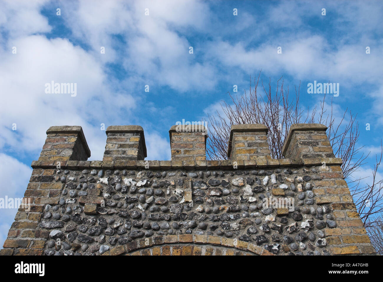The top of the path gateway in the grounds of St Peters Church ...