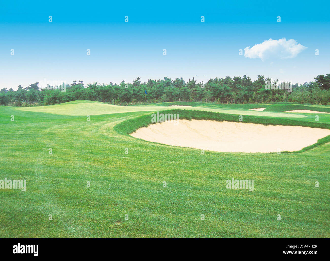 Golf Links and Course Stock Photo - Alamy