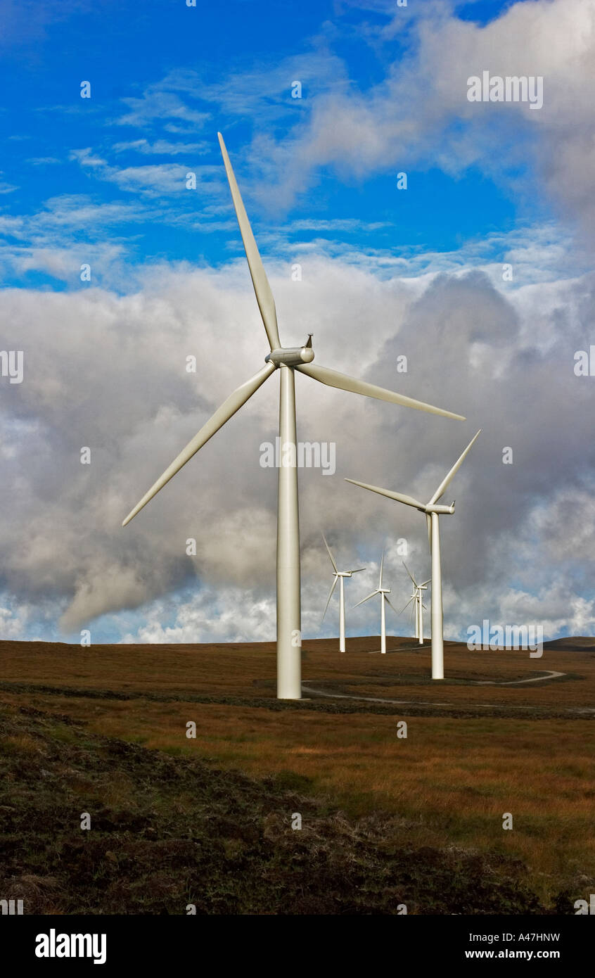Wind power turbines at Farr Wind Farm, Inverness, Scotland UK Stock ...