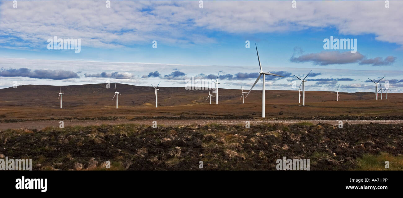 Wind power turbines at Farr Wind Farm, Inverness, Scotland UK Stock ...