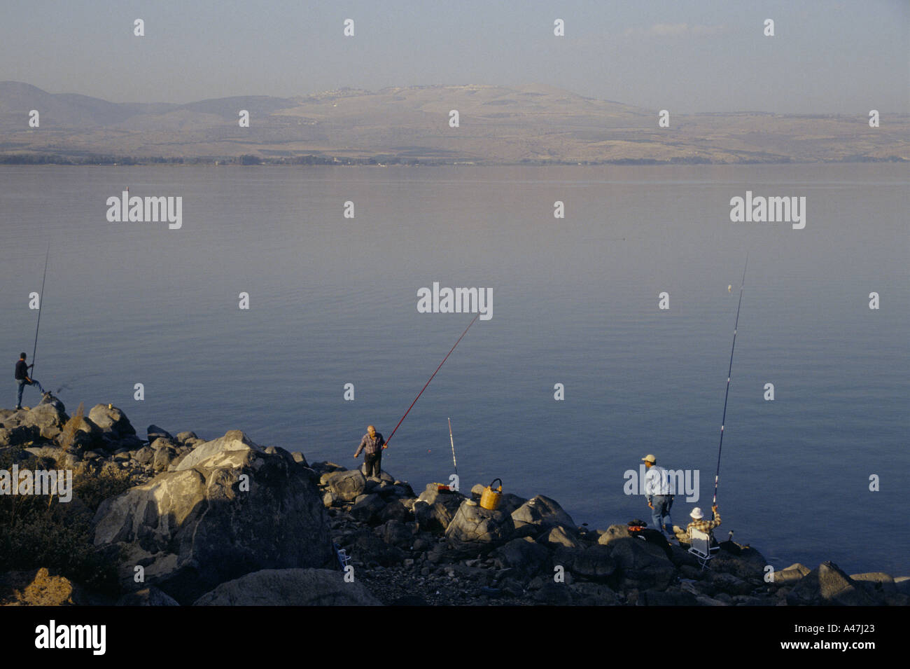 Sea of galilee fishing hi-res stock photography and images - Alamy
