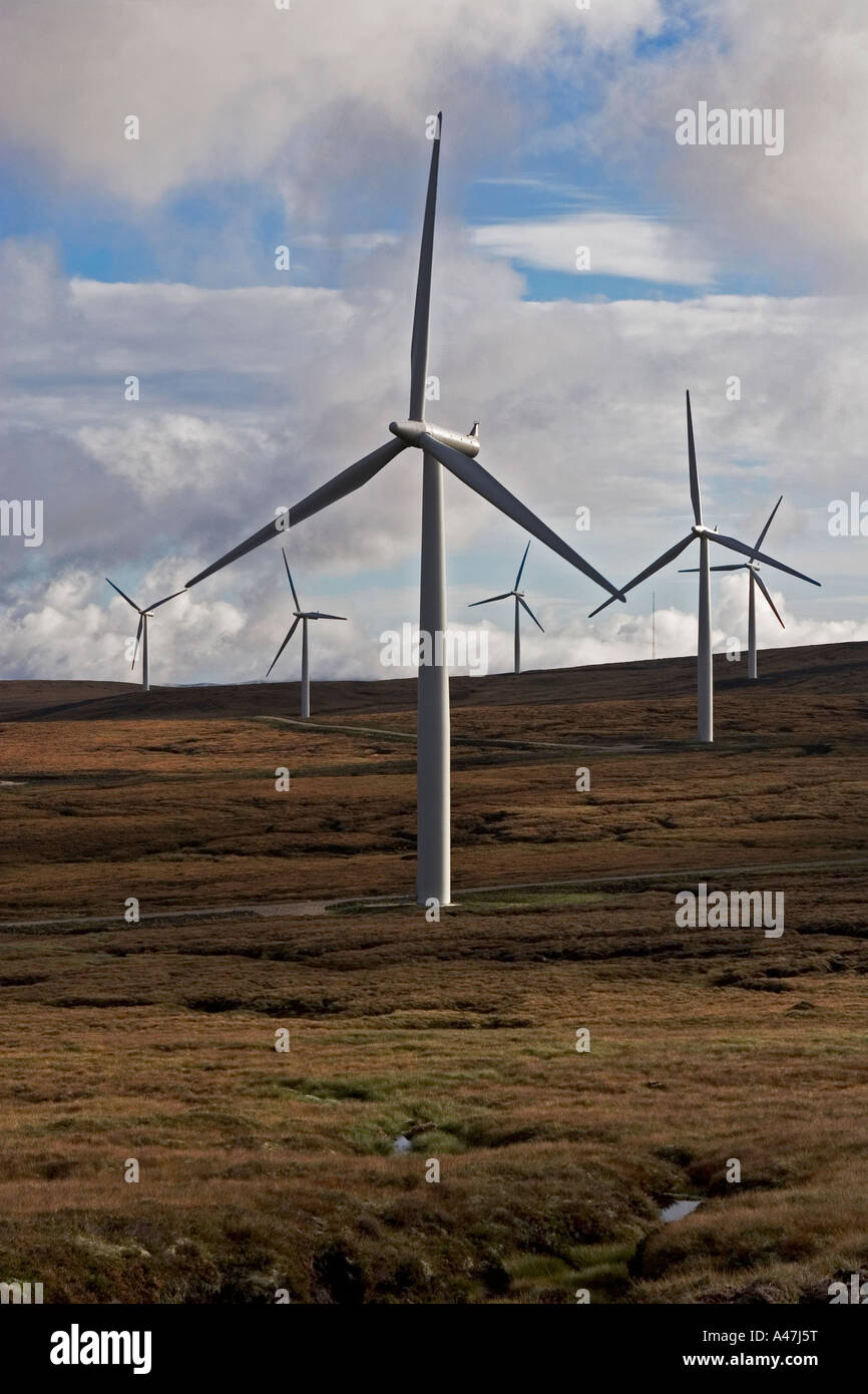 Wind power turbines at Farr Wind Farm, Inverness, Scotland UK Stock ...
