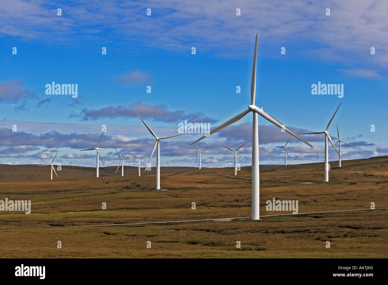 Heather clouds and wind turbine hi-res stock photography and images - Alamy