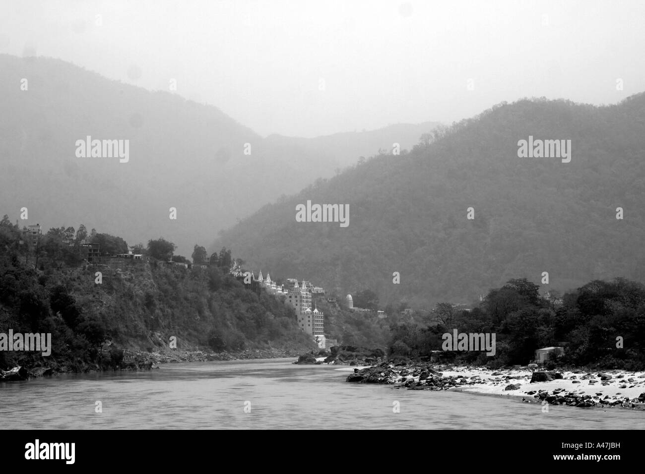 The holy river of Ganges in Rishikesh in India Stock Photo - Alamy