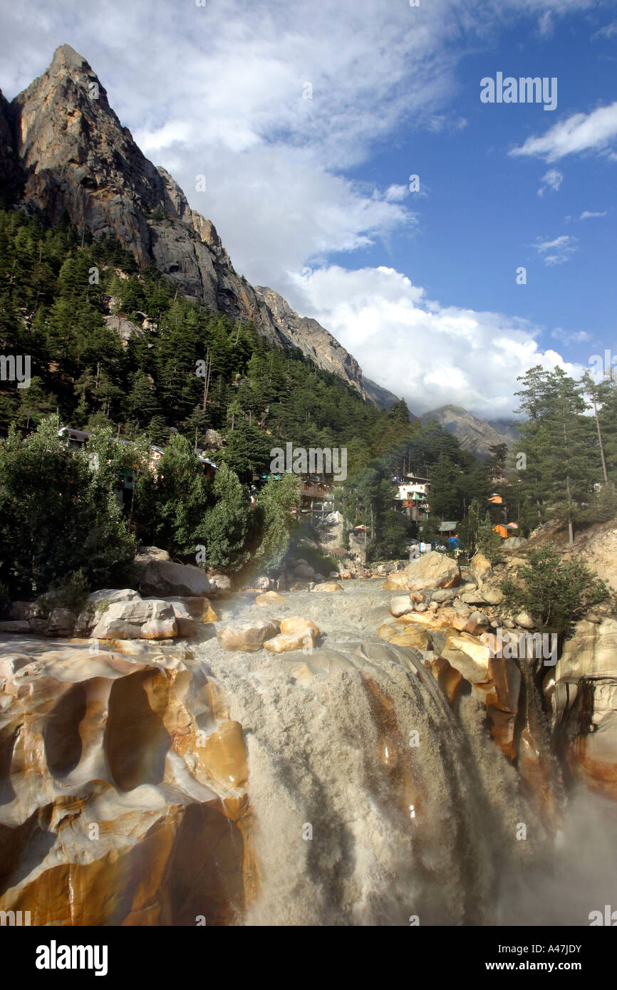The holy river Ganges runs through Gangotri, the starting point for the ...