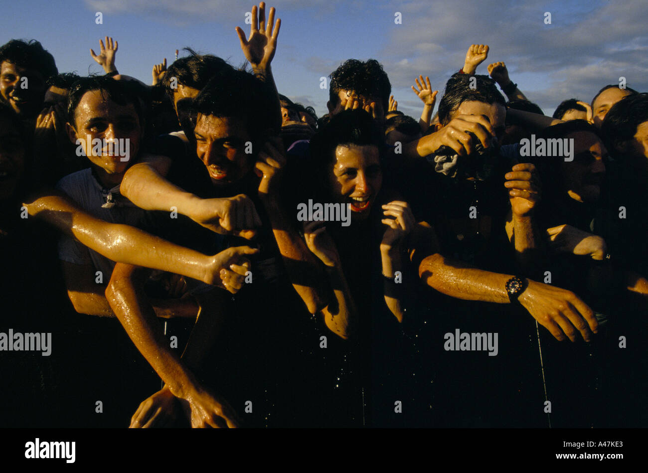 U2 concert crowd hi-res stock photography and images - Alamy