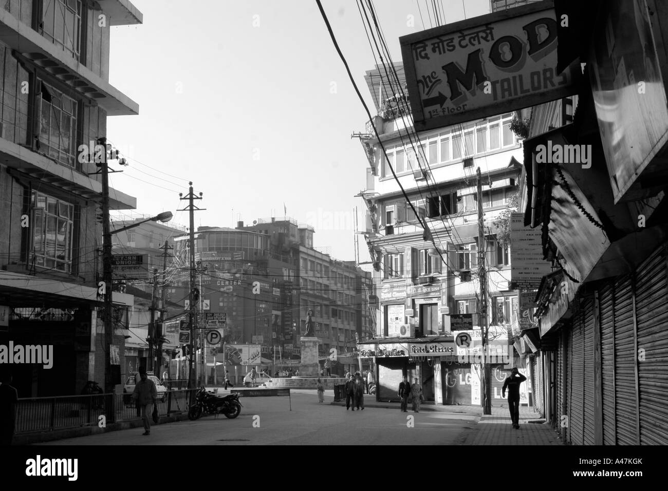 A city street in Kathmandu in Nepal Stock Photo - Alamy