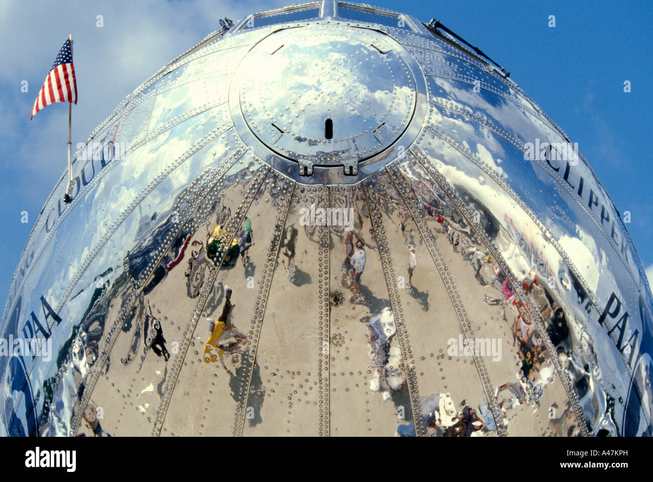 Stratoliner aircraft american flag eaa hi-res stock photography and ...