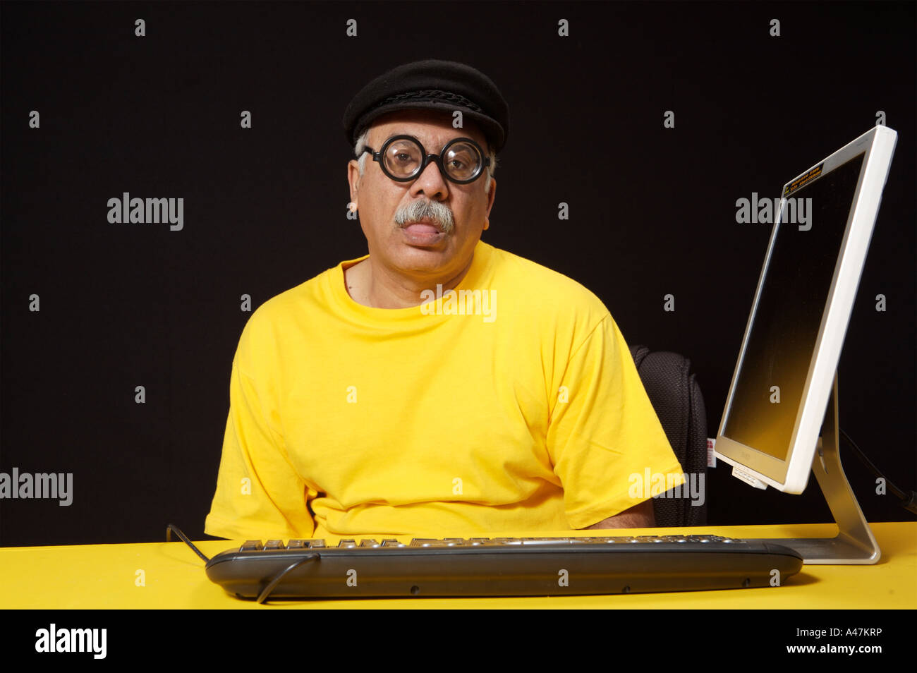 Mentally retarded man hi-res stock photography and images - Alamy