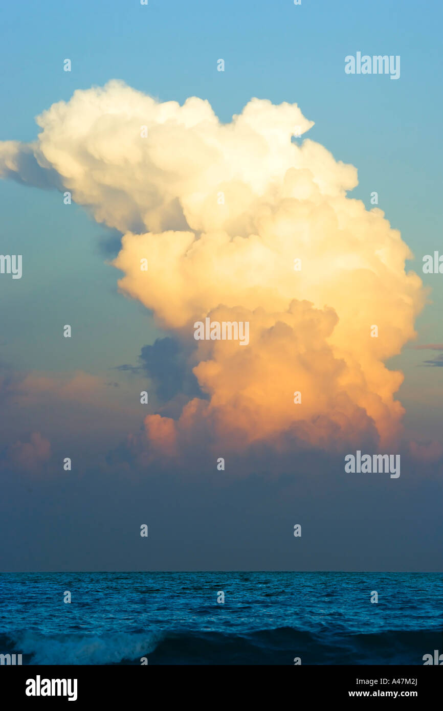 Cloud formation above Atlantic Ocean Stock Photo - Alamy