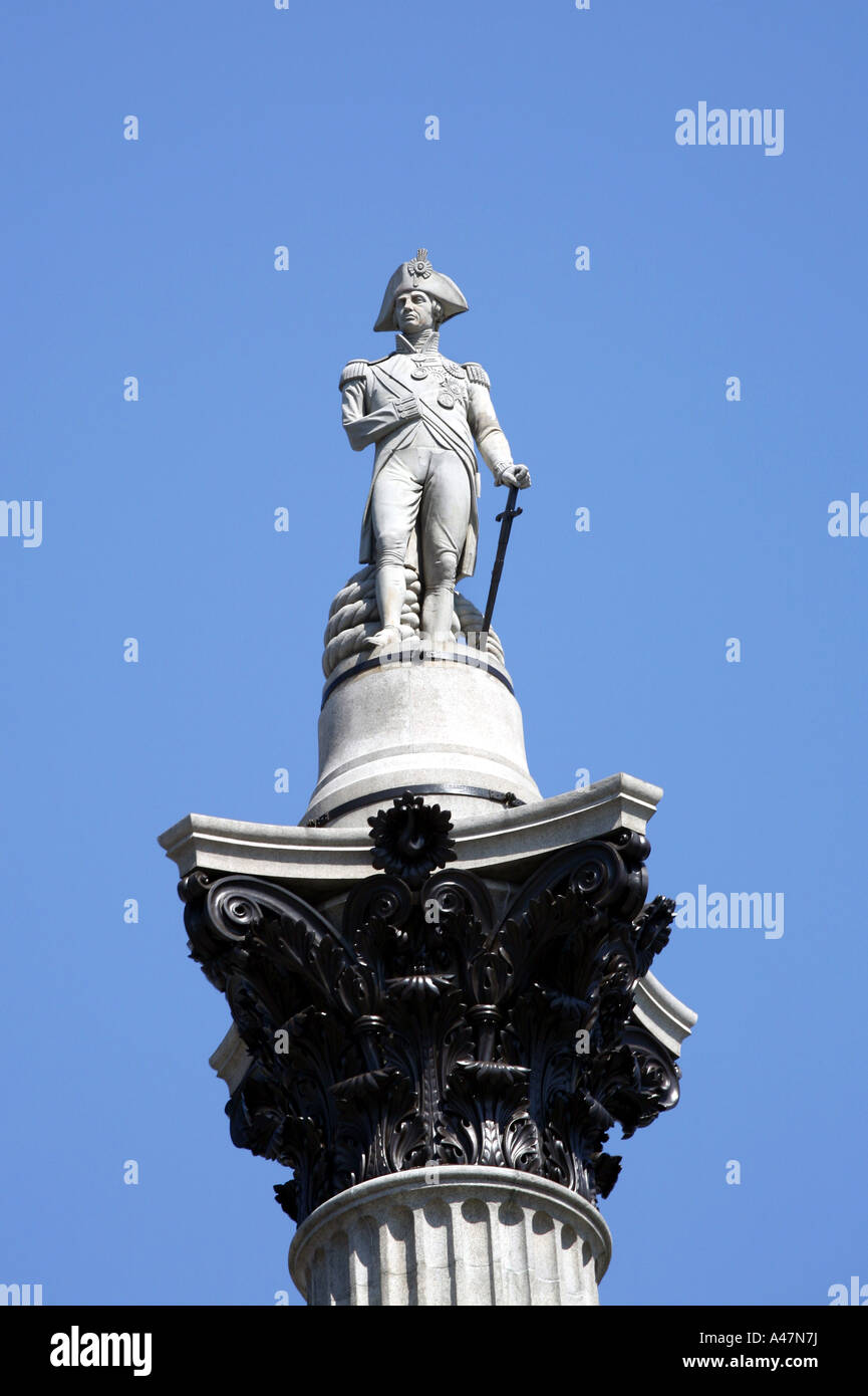 Nelson s Column Trafalgar Square London England Stock Photo - Alamy