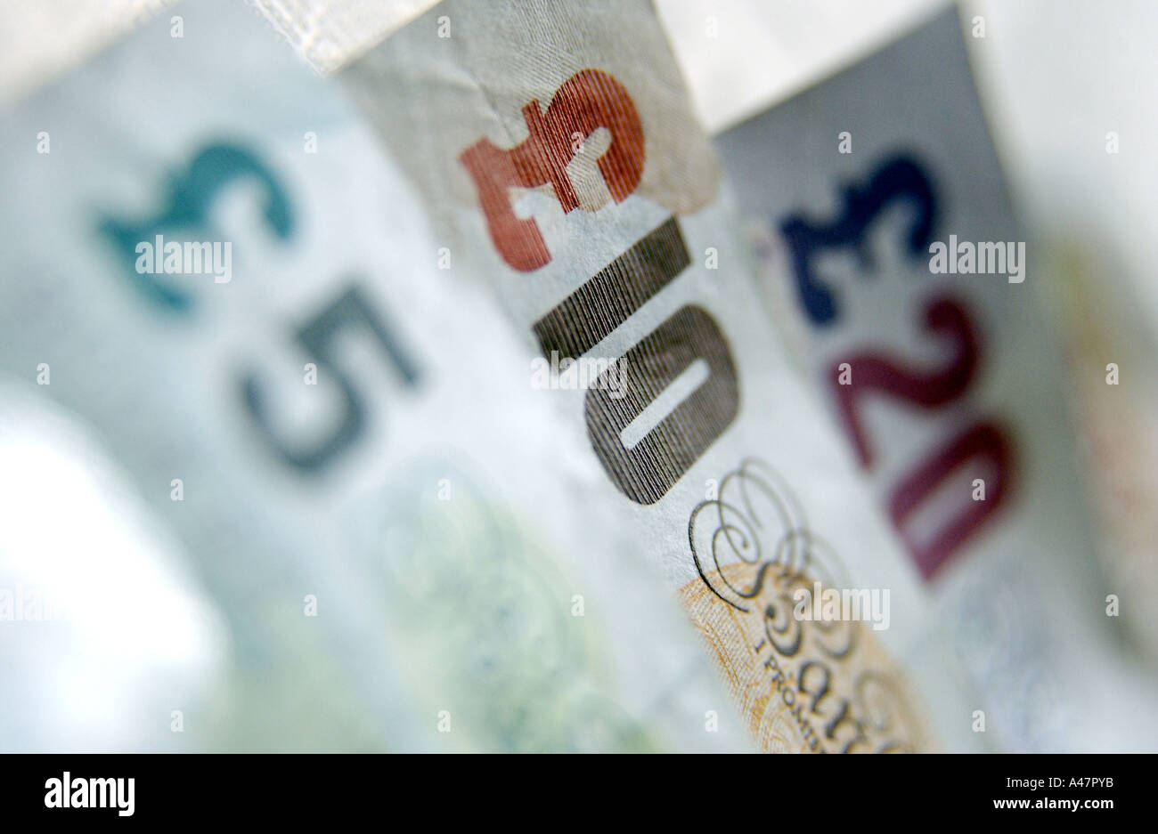 UK Bank Notes British Stock Photo - Alamy