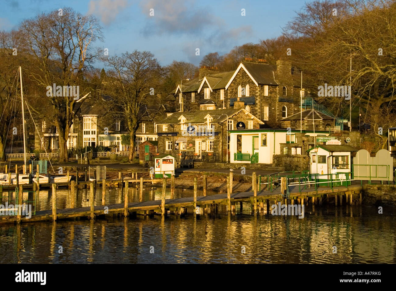 Waterhead, Ambleside, Lake Windermere, Cumbria, England, UK Stock Photo ...