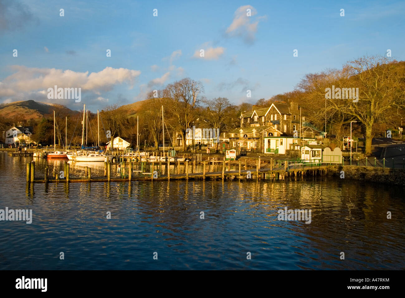 Waterhead, Ambleside, Lake Windermere, Cumbria, England, UK English ...