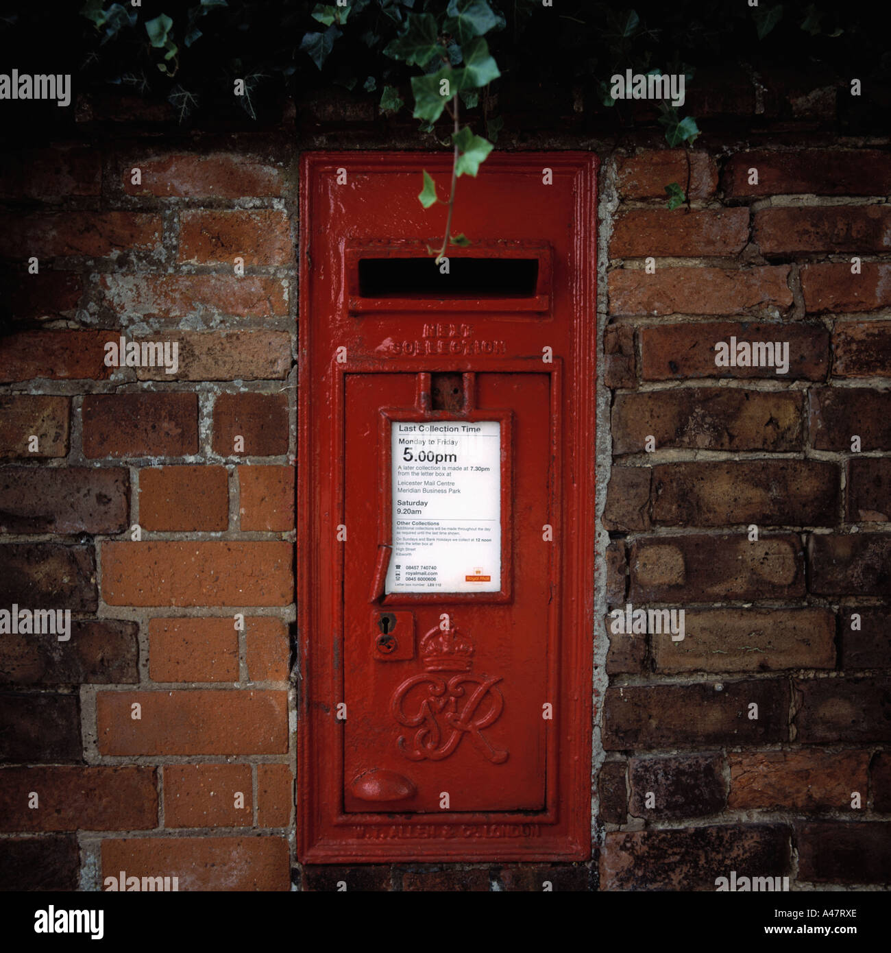 Rural Post Box Stock Photo - Alamy