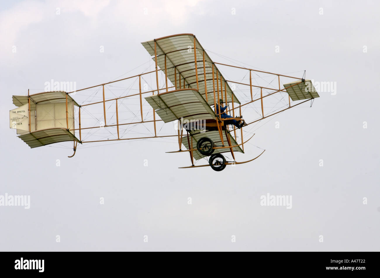 Bristol Boxkite biplane replica aircraft built for Those Magnificent ...