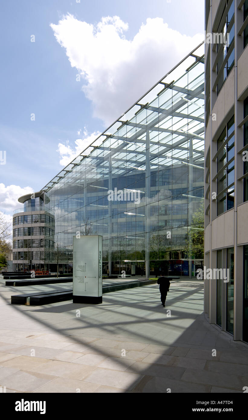 Tower Place Office building City of London EC3 England Stock Photo - Alamy