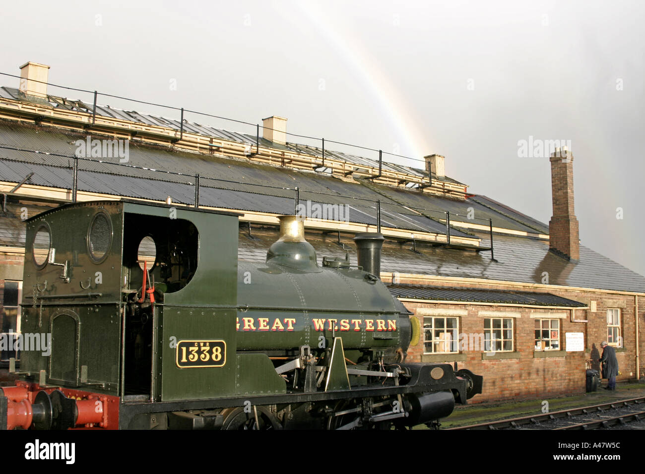 1338 Great Western Steam Train Engine at Didcot Railway Centre Didcot ...