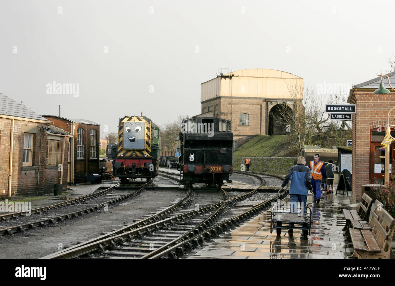 Thomas the tank Diesel Train Engines at Didcot Steam Railway Centre ...