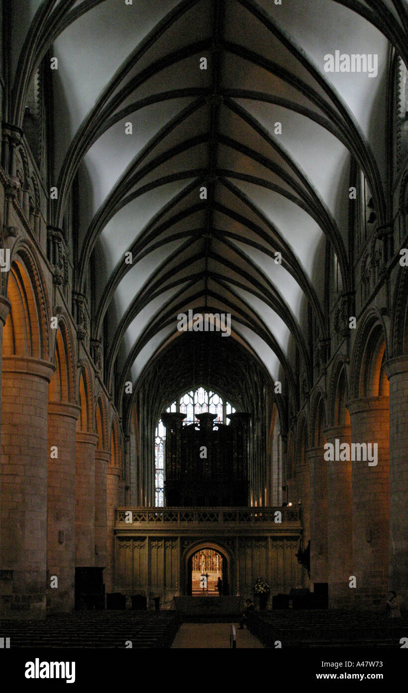 Gloucester cathedral interior hi-res stock photography and images - Alamy