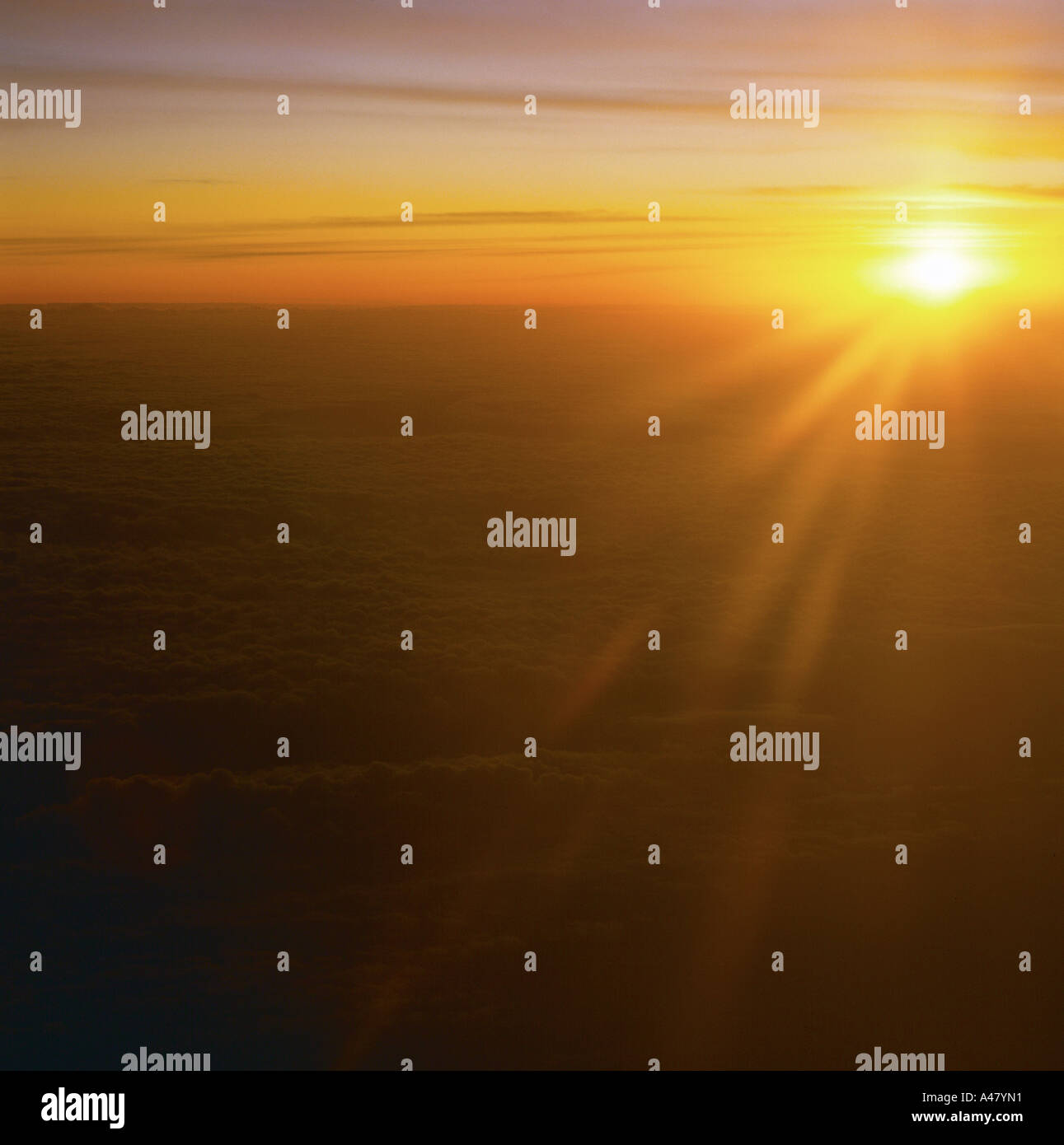 Arial sunset hi-res stock photography and images - Alamy