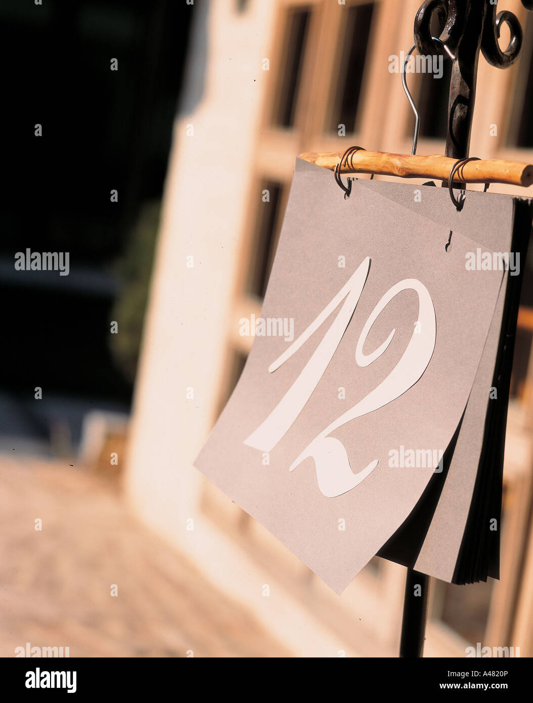 Close-up of number 12 Stock Photo - Alamy