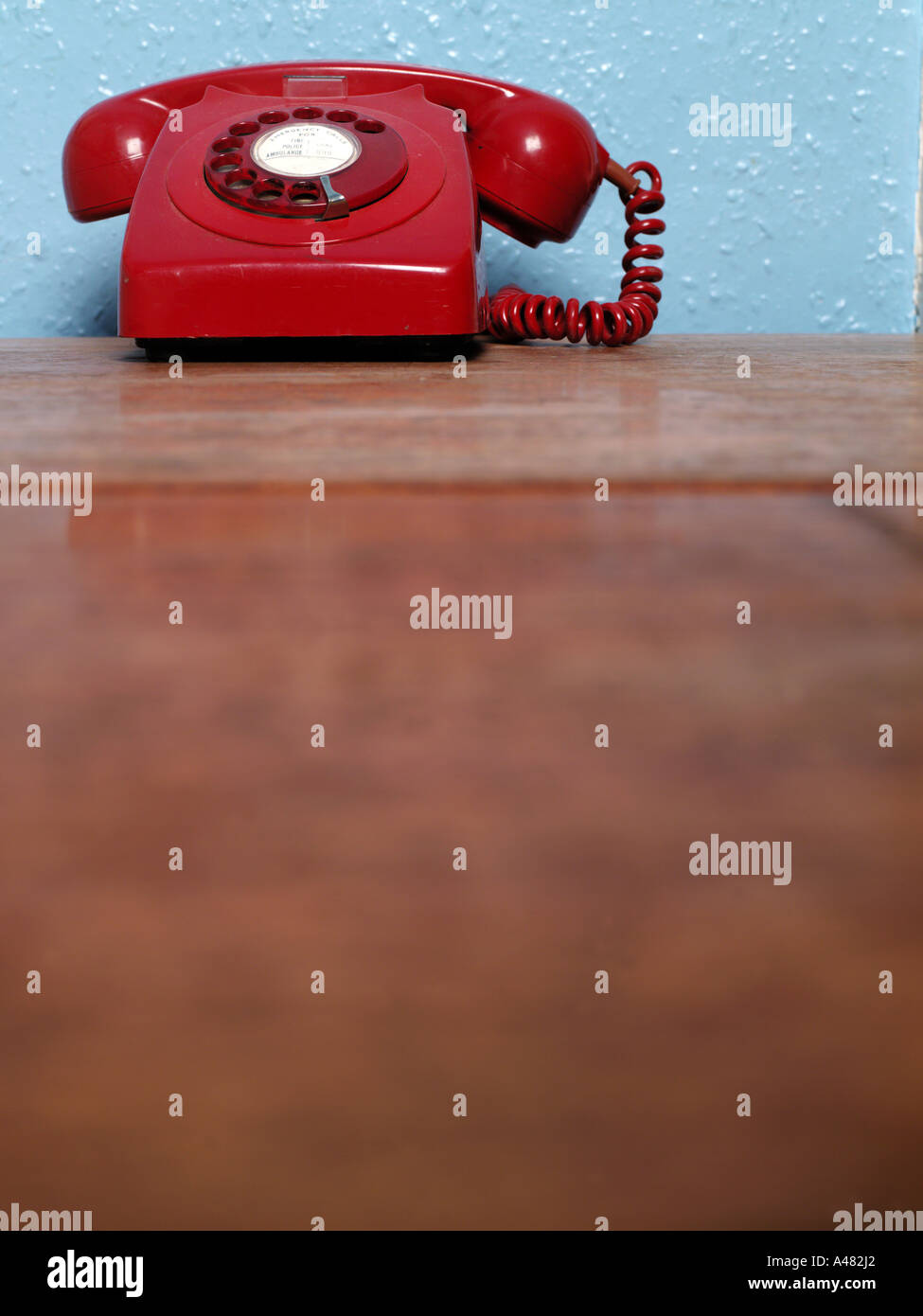 Classic red telephone Stock Photo - Alamy