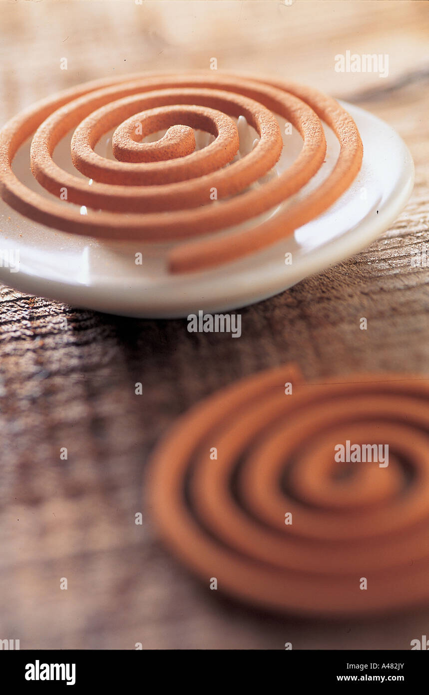 Close-up of incense coils on a plate Stock Photo - Alamy