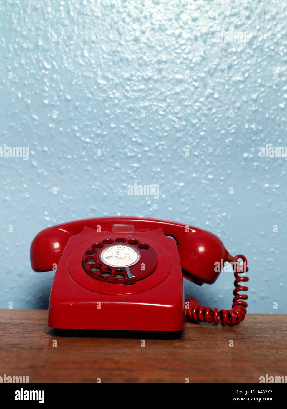 Classic red telephone Stock Photo - Alamy