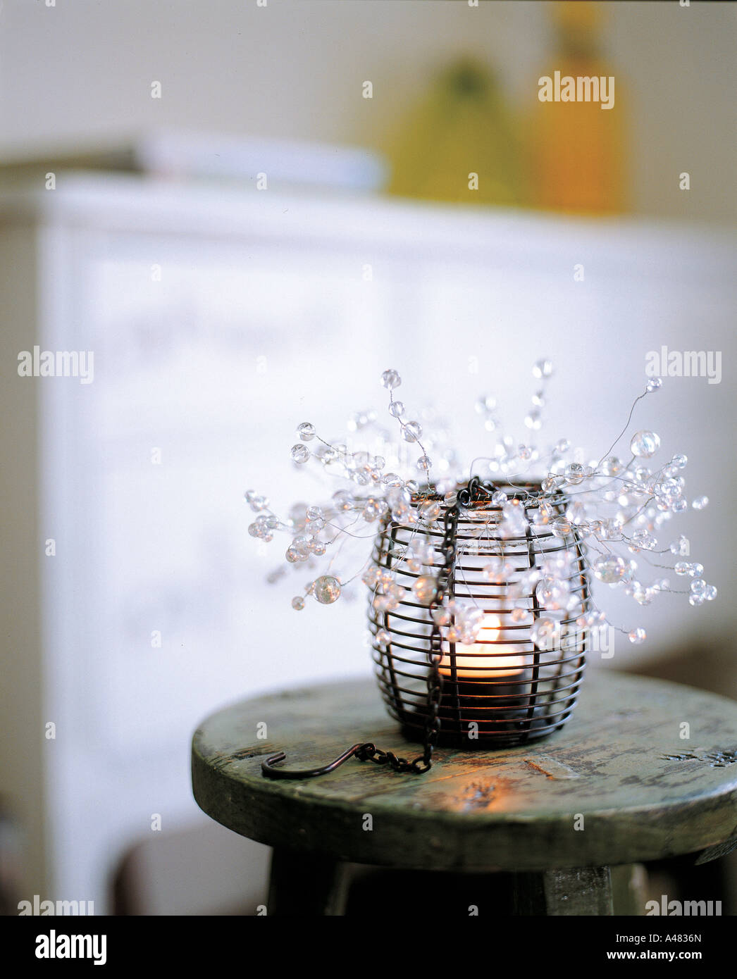 Candle in a cage hi-res stock photography and images - Alamy