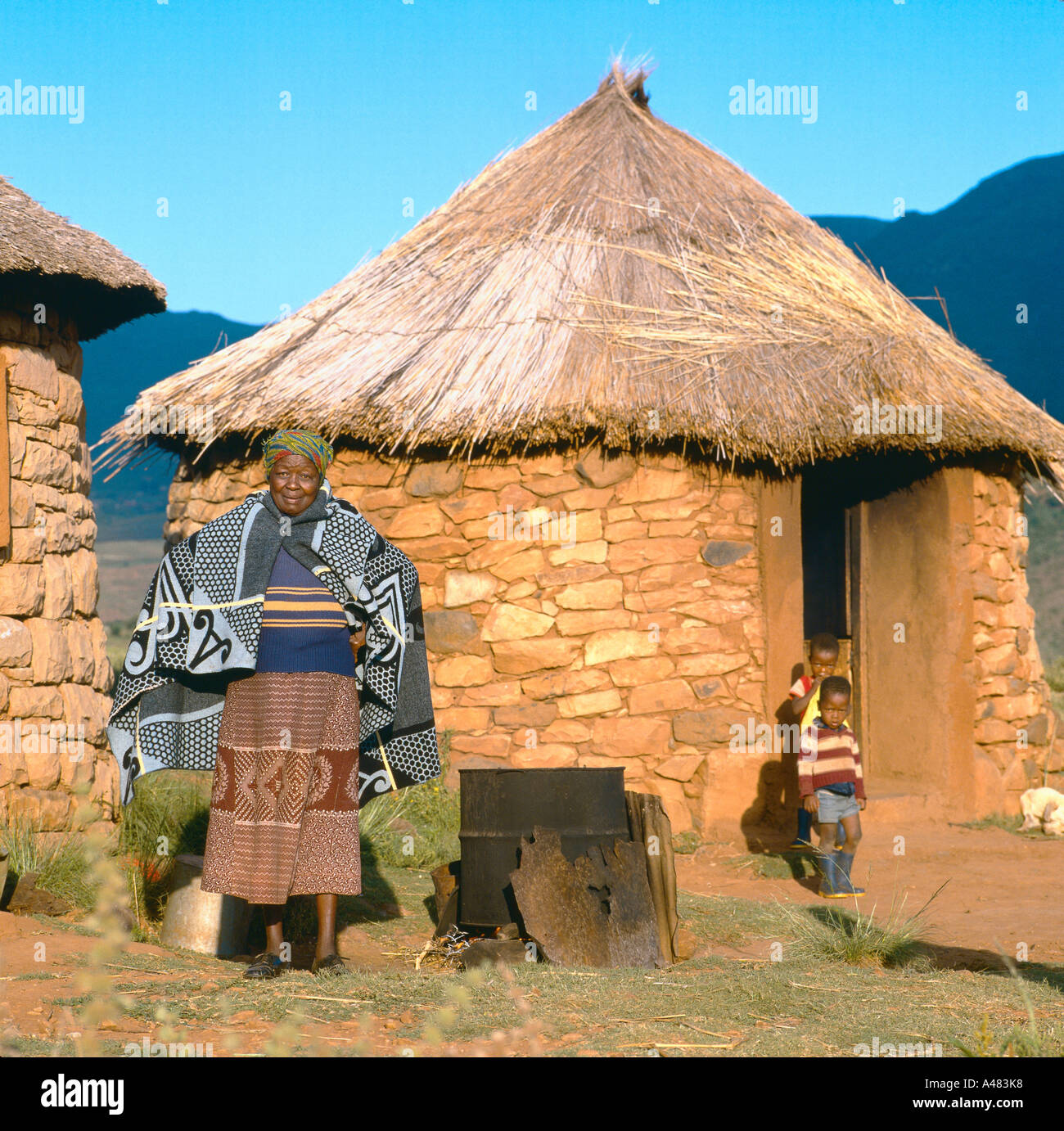 Sotho woman Stock Photo - Alamy