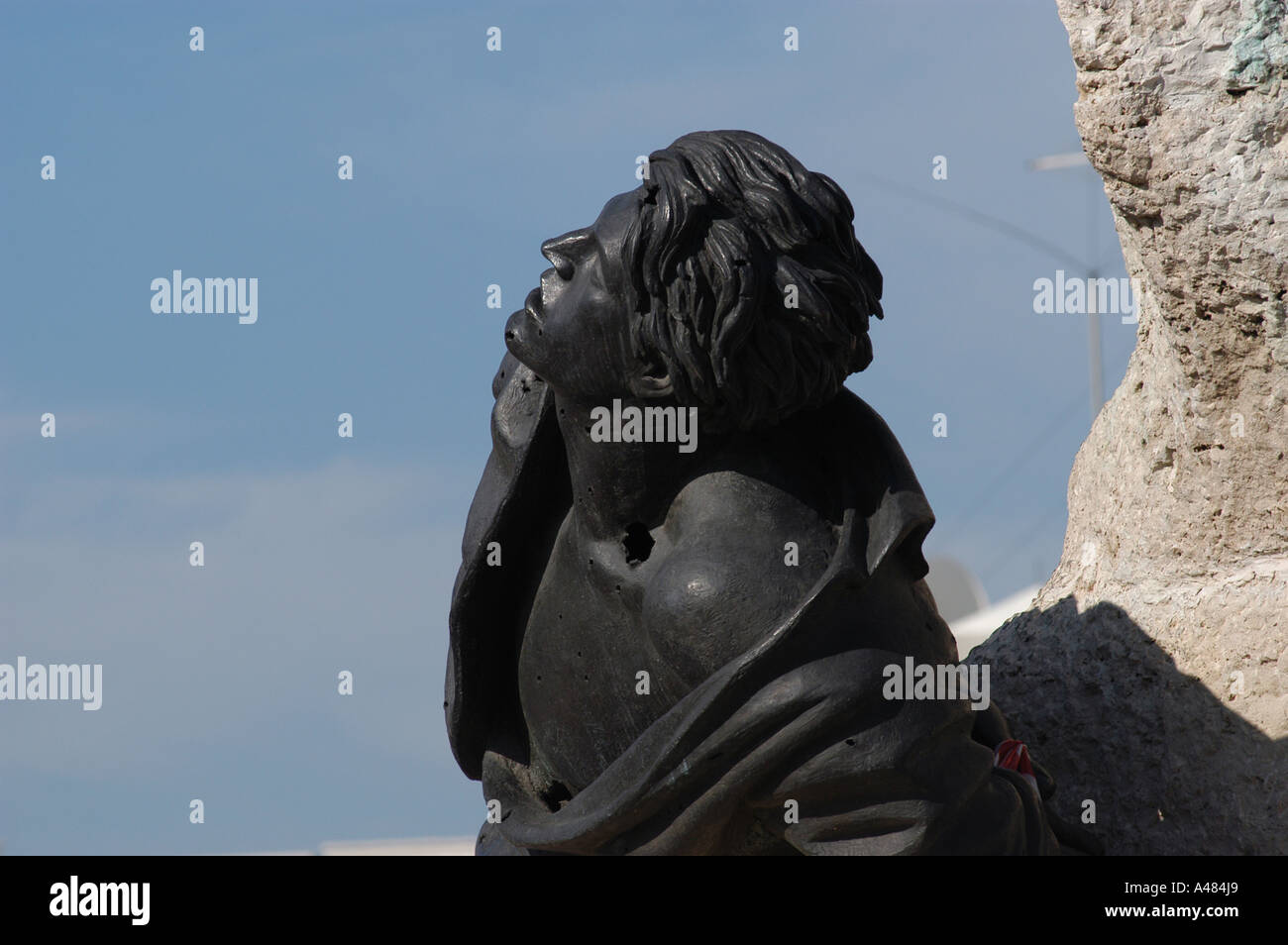 Martyrs Square memorial statue Downtown Beirut Lebanon Stock Photo - Alamy