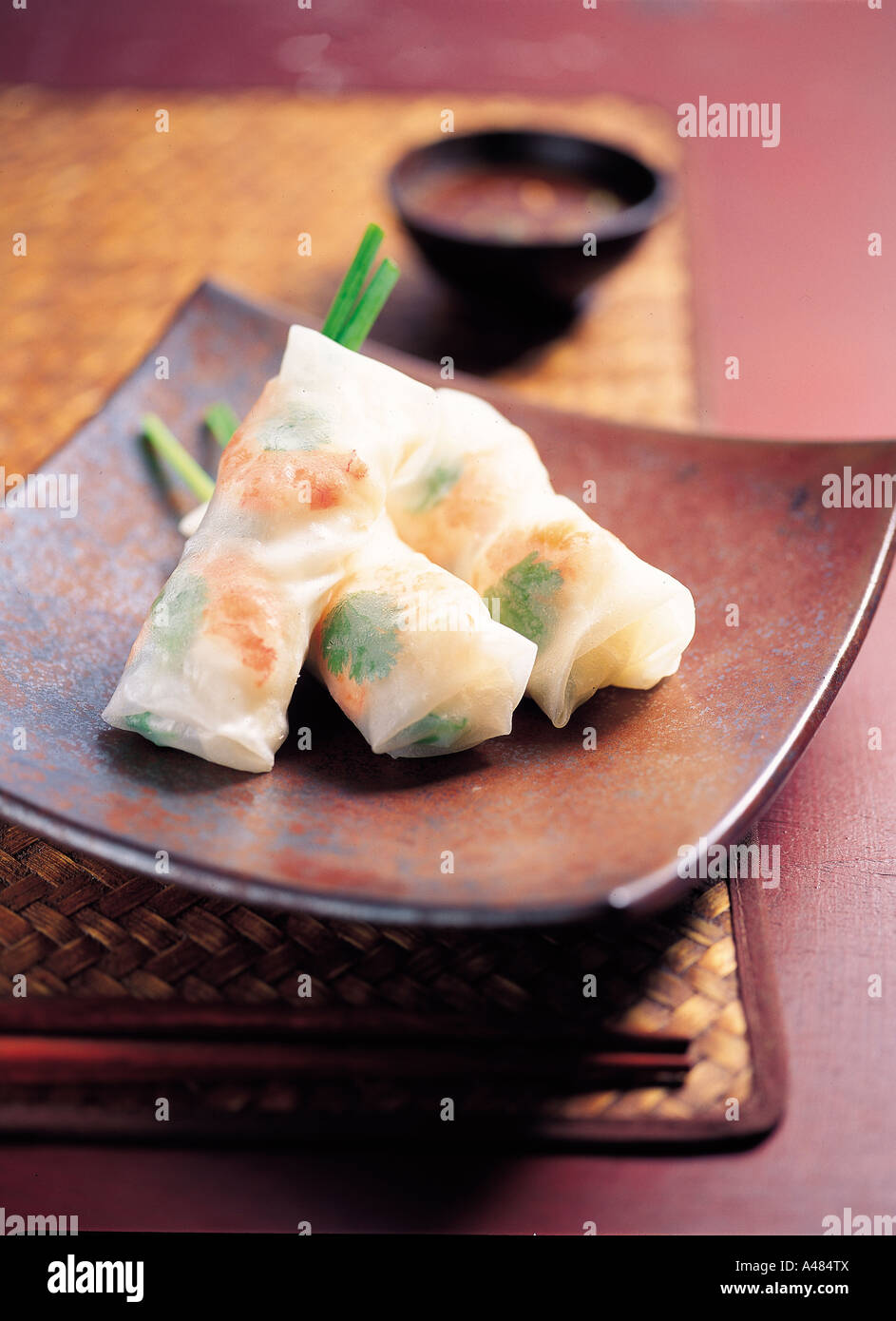 Steamed rice rolls hi-res stock photography and images - Alamy