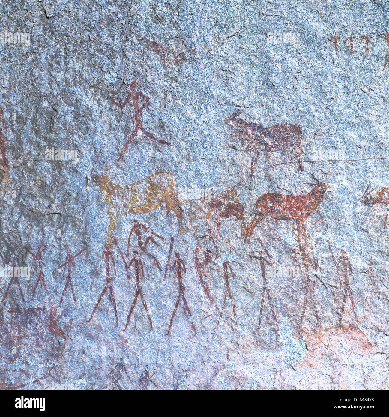 Rock drawing / Petroglyphs Stock Photo - Alamy