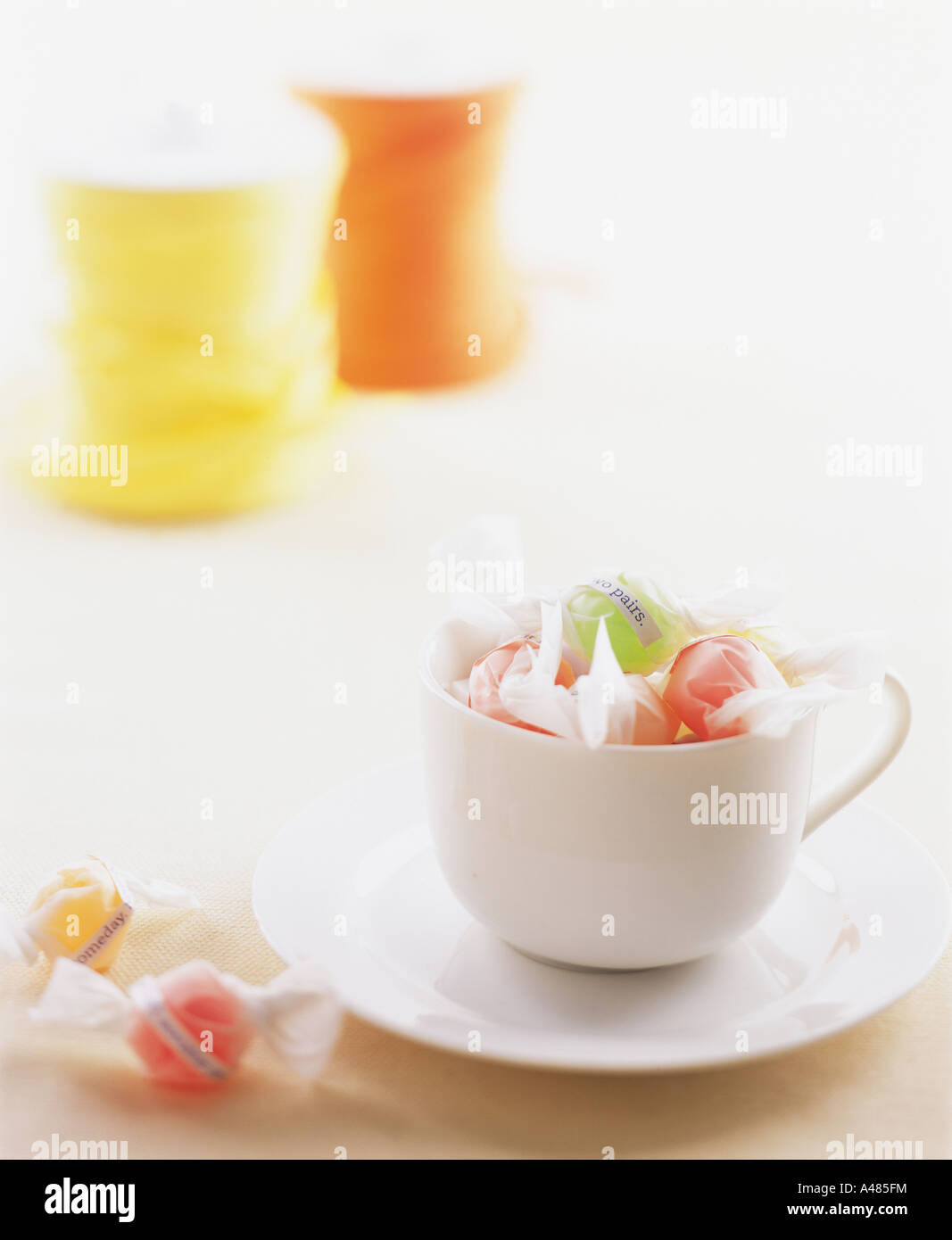 Close-up of candy in a cup Stock Photo - Alamy